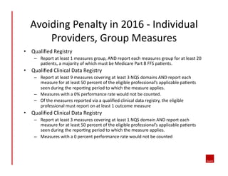 Physician Quality Reporting System (PQRS) | PDF