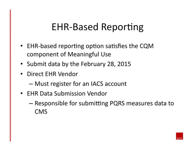 Physician Quality Reporting System (PQRS) | PDF
