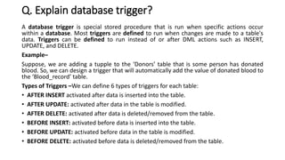 Islamic University Previous Year Question Solution 2018 (ADBMS) | PPT