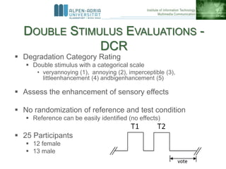 Pqs recommendation-sensory-experience | PPTX