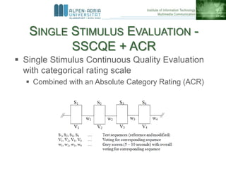 Pqs recommendation-sensory-experience | PPTX