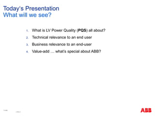 Power Quality Systems and Power Factor Correction Presentation | PDF