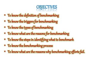 Business Process Benchmarking | PPTX