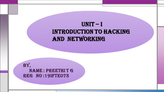 Hacking and protecting yourself from hackers . | PDF