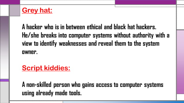 Hacking and protecting yourself from hackers . | PPT