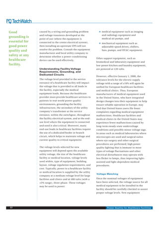 Power Quality for Healthcare Facilities | PDF
