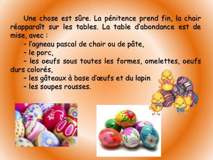 Pâques en france