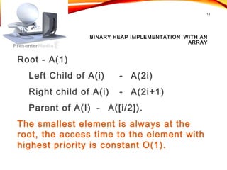Priority queues and heap sorting | PPT