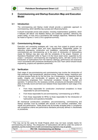 Pr 1159 - commissioning and start-up procedure | DOC