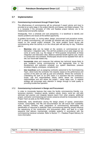 Pr 1159 - commissioning and start-up procedure | DOC