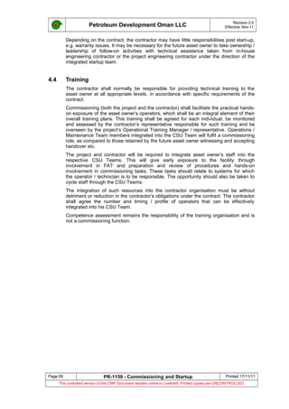 Pr 1159 - commissioning and start-up procedure | DOC