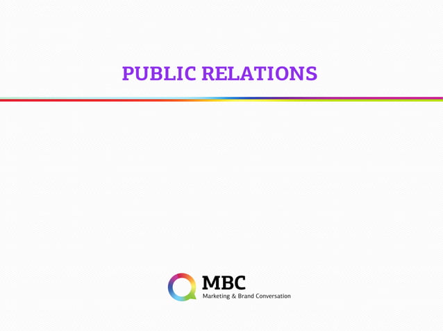 Public Relations | PPT