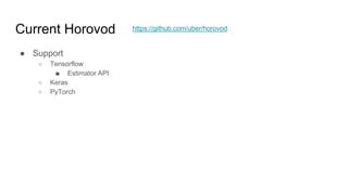 PR-129: Horovod: fast and easy distributed deep learning in TensorFlow | PPTX