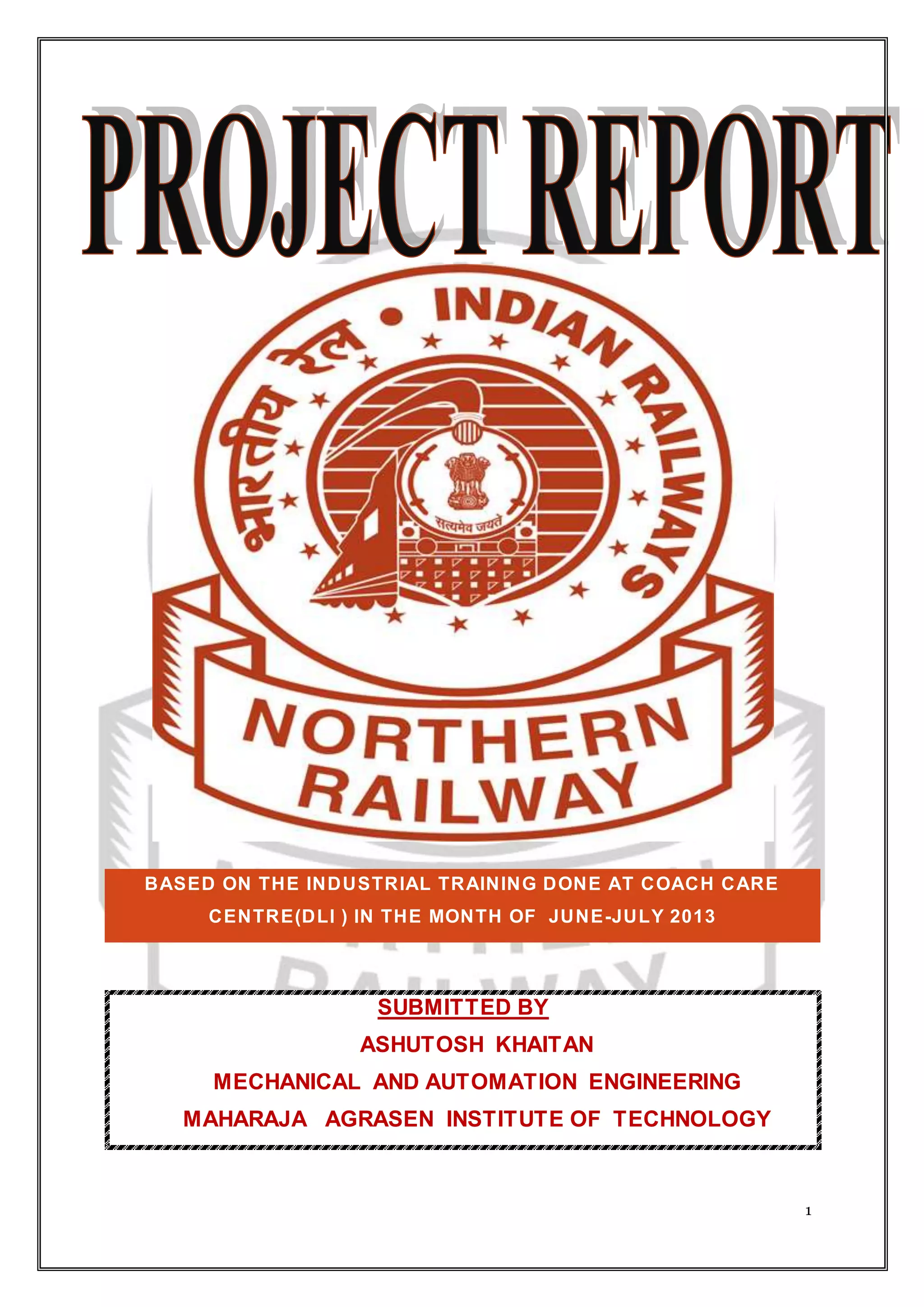 Railway coaching depot report | DOCX