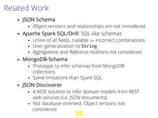 Inferring Versioned Schemas from NoSQL Databases and its Applications | PPT
