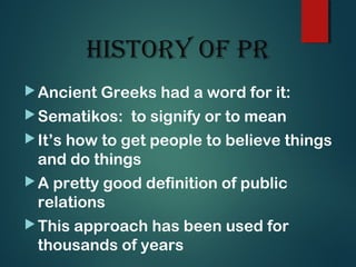 Public Relation (PR) | PPT
