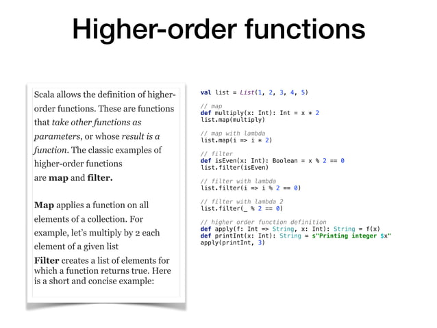 A Scala tutorial | PPT