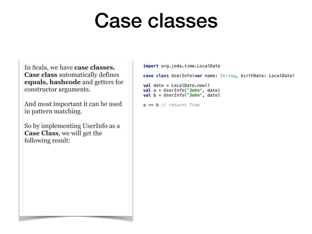 A Scala tutorial | PPT