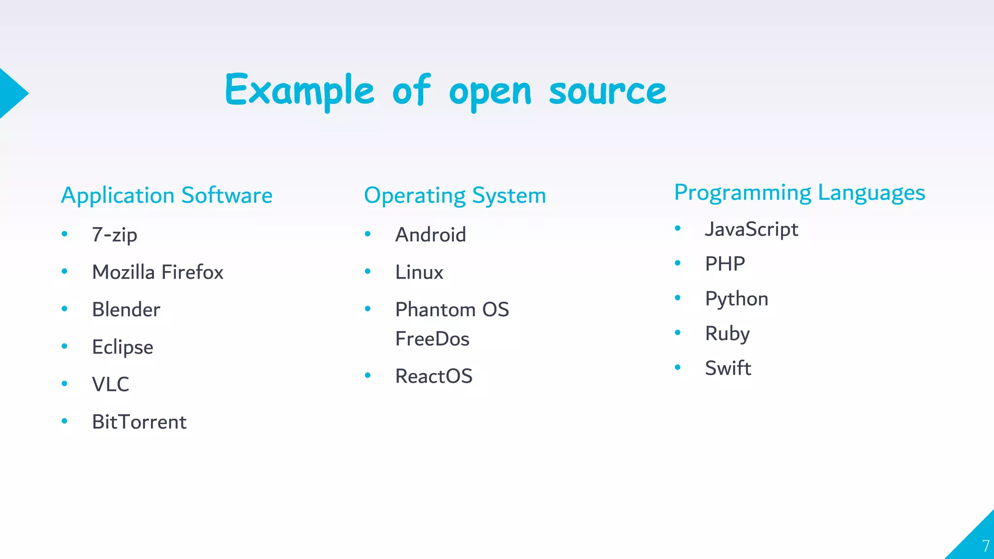 Open source software | PPTX