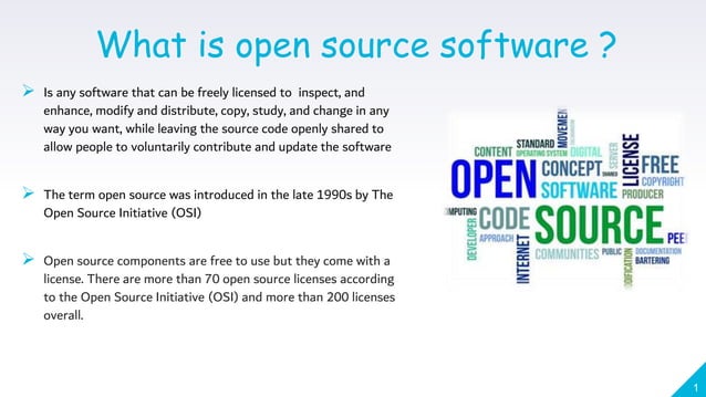 Open source software | PPTX | Shareware and Freeware | Computer ...