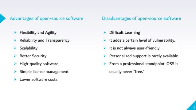 Open source software | PPTX | Shareware and Freeware | Computer Software and Applications