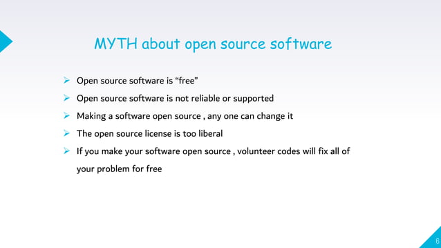 Open source software | PPTX | Shareware and Freeware | Computer Software and Applications