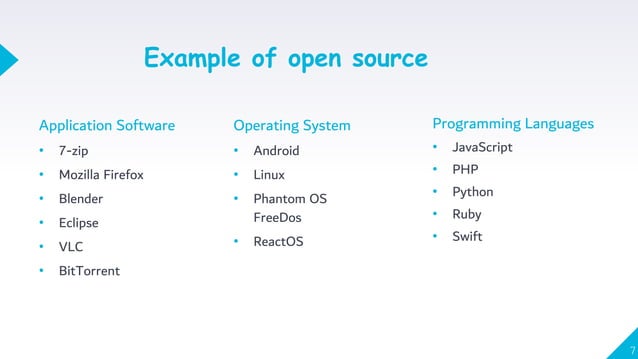 Open source software | PPTX | Shareware and Freeware | Computer Software and Applications