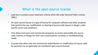 Open source software | PPTX