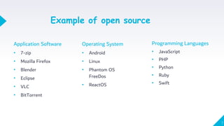 Examples Of Open Source Application Software