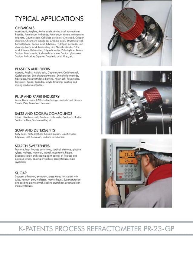 Process Refractometer For Concentration Measurement of Liquids | PDF ...