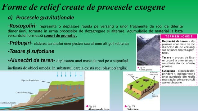 procese exogene.ppt prezentare la obiect | PPT