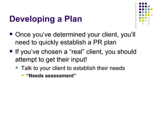 PR 313 - Program Planning | PPT