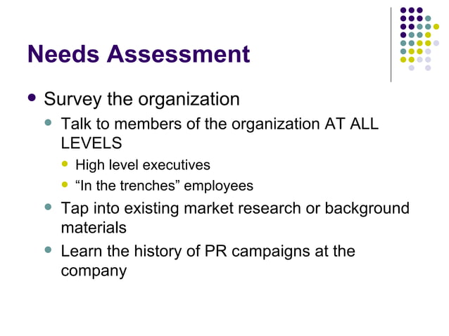 PR 313 - Program Planning | PPT