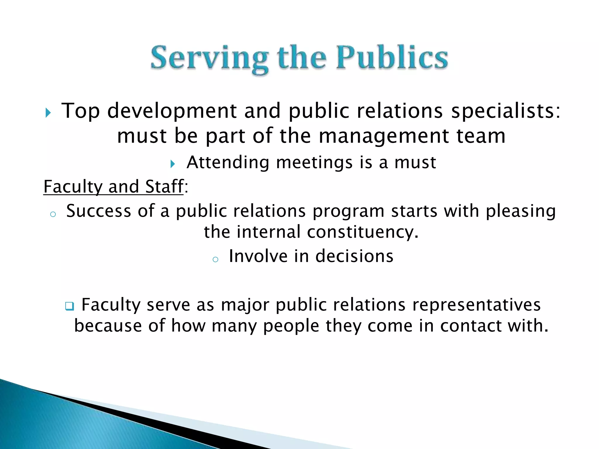 Public Relations in Education | PPTX
