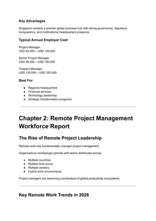 Global Project Management Workforce Report 2026: Hiring Costs, Remote ...
