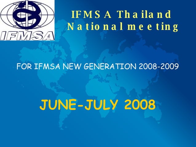 IFMSA - General | PPT