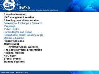 IFMSA-Meeting | PPT