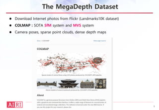 PR098: MegaDepth: Learning Single-View Depth Prediction from Internet Photos | PPTX | 3-D ...