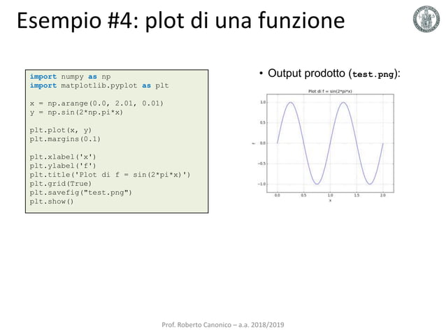 Python@Unina - Exercises | PPT