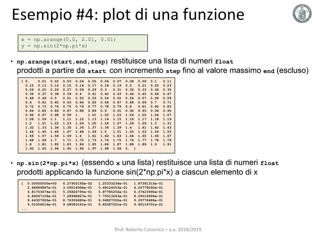 Python@Unina - Exercises | PPT