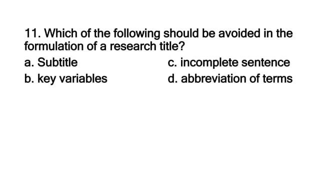 PR1-Quiz Reviewer for Senior Highschools | PPTX