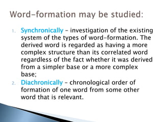 Types of Forming Words (Affiation, Suffi | PPTX