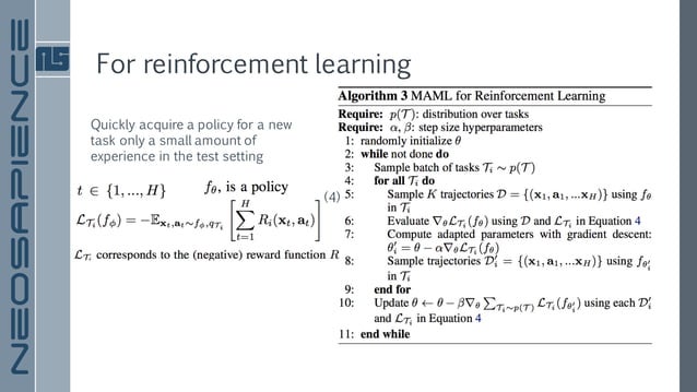 PR12-094: Model-Agnostic Meta-Learning for fast adaptation of deep ...