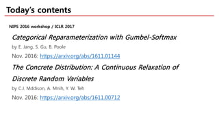 [PR12] categorical reparameterization with gumbel softmax | PDF