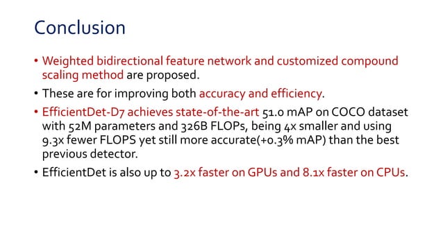 PR-217: EfficientDet: Scalable and Efficient Object Detection | PDF | Graphics Software ...
