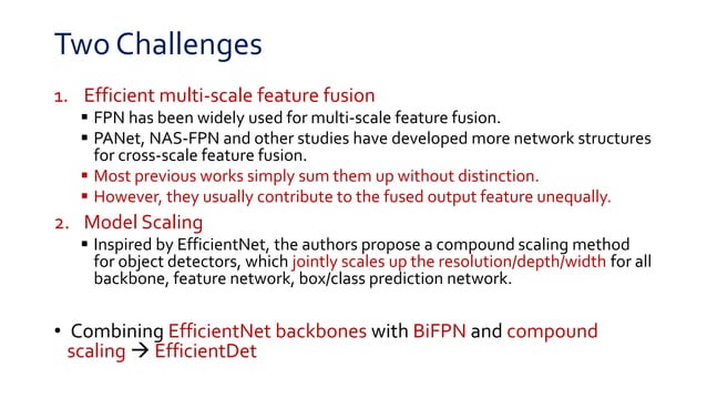 PR-217: EfficientDet: Scalable and Efficient Object Detection | PDF | Graphics Software ...