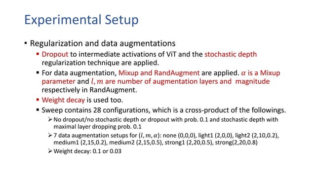 PR-330: How To Train Your ViT? Data, Augmentation, and Regularization ...