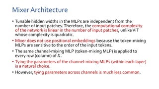 PR-317: MLP-Mixer: An all-MLP Architecture for Vision | PDF