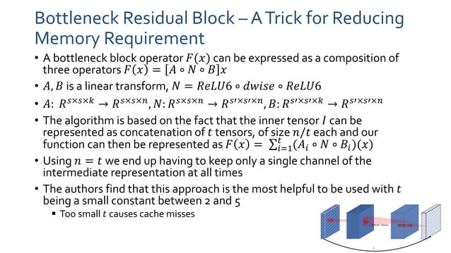 PR-108: MobileNetV2: Inverted Residuals and Linear Bottlenecks | PDF