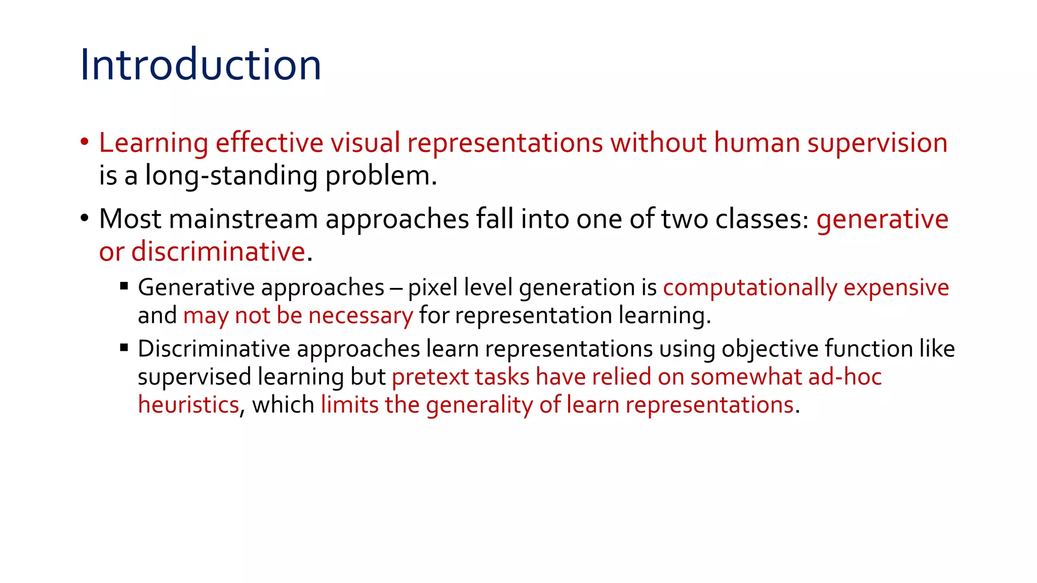 Pr 231 A Simple Framework For Contrastive Learning Of Visual Representations Ppt